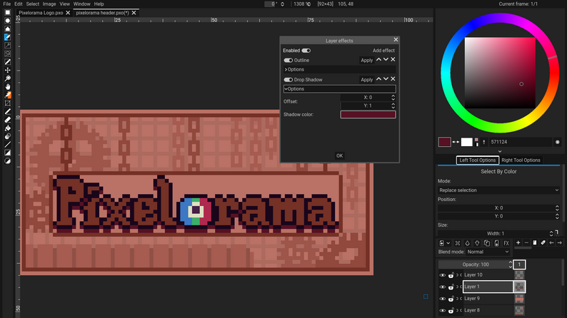 Pixelorama by Orama Interactive, OverloadedOrama