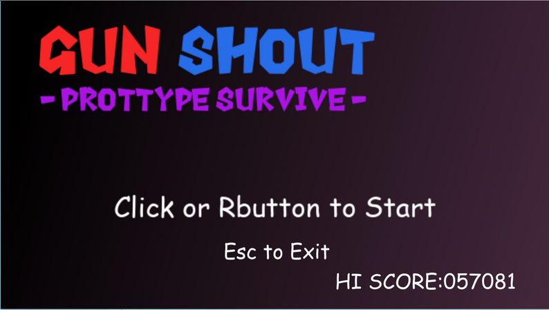 Gun Shout -Prottype Survive- by Motyo