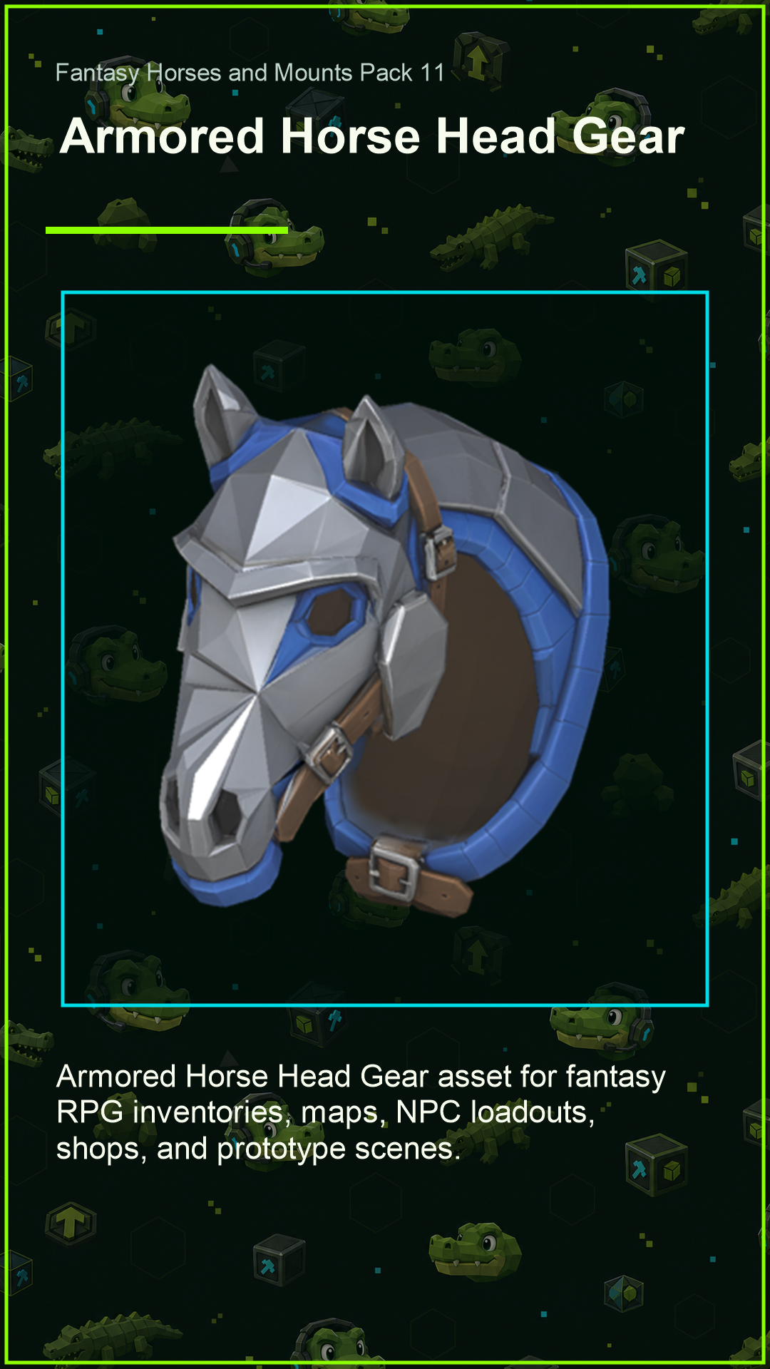 Fantasy Horses and Mounts Pack 11 by Kroggo