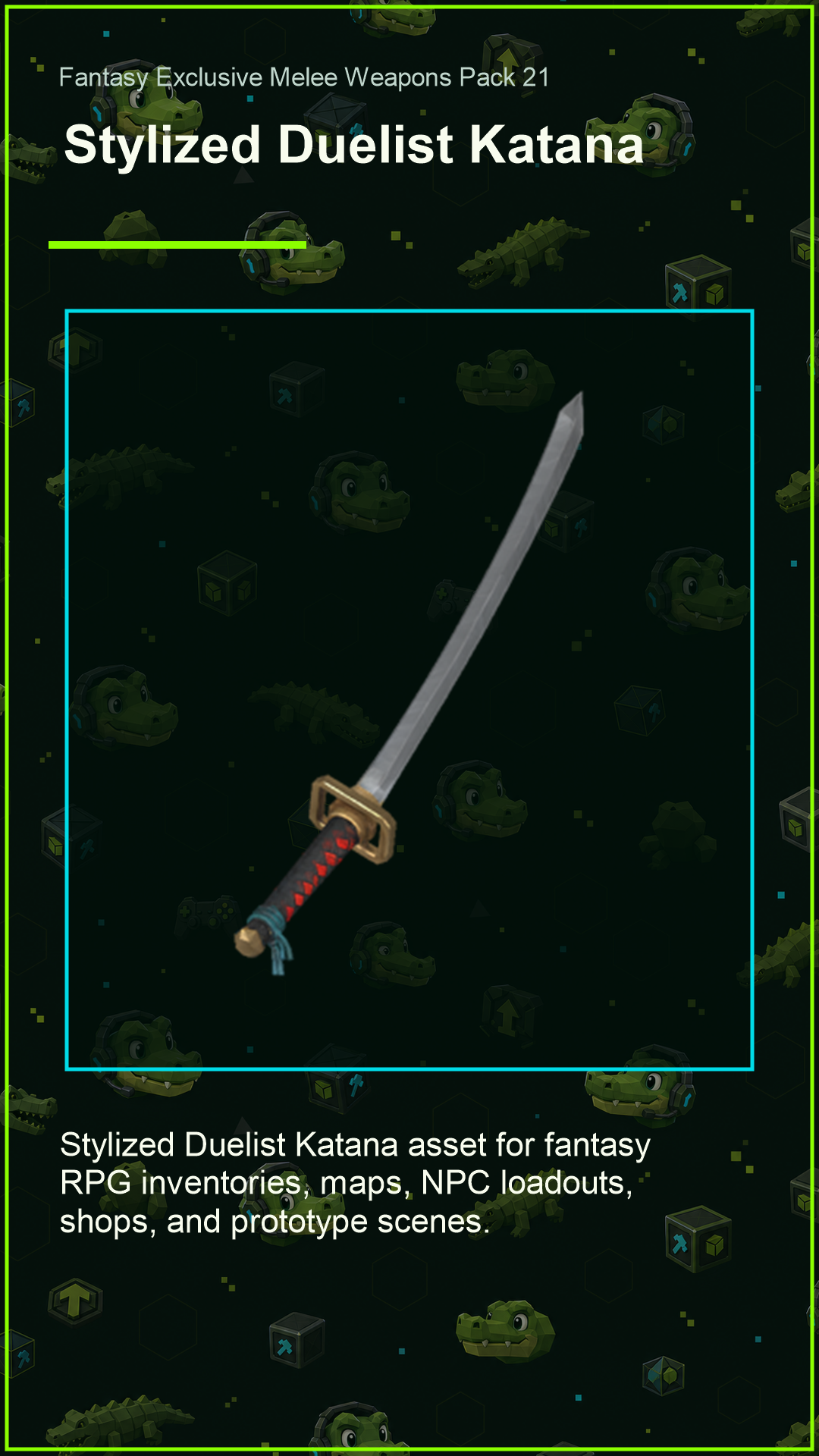 Fantasy Exclusive Melee Weapons Pack 21 by Kroggo