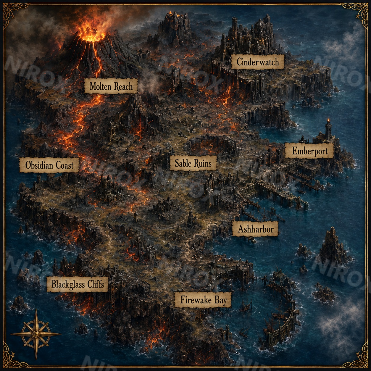 RPG Isometric World Maps by Nirox