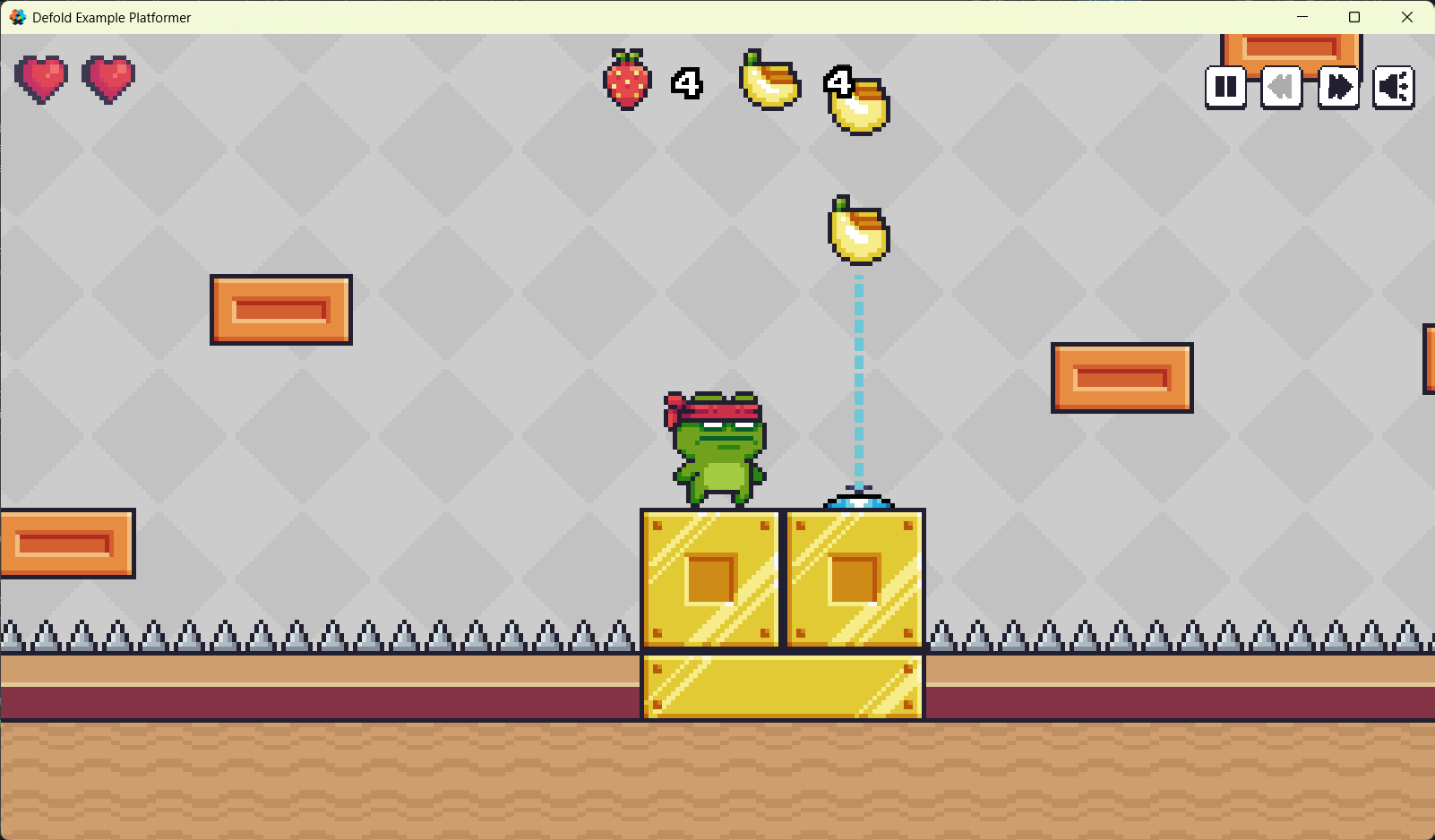 Defold Example Platformer by Parabol Ink