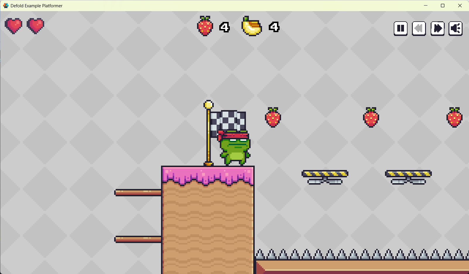 Defold Example Platformer by Parabol Ink