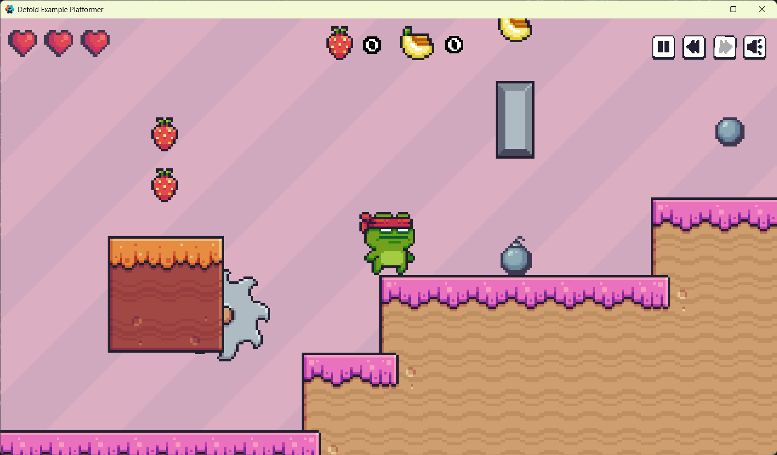 Defold Example Platformer by Parabol Ink