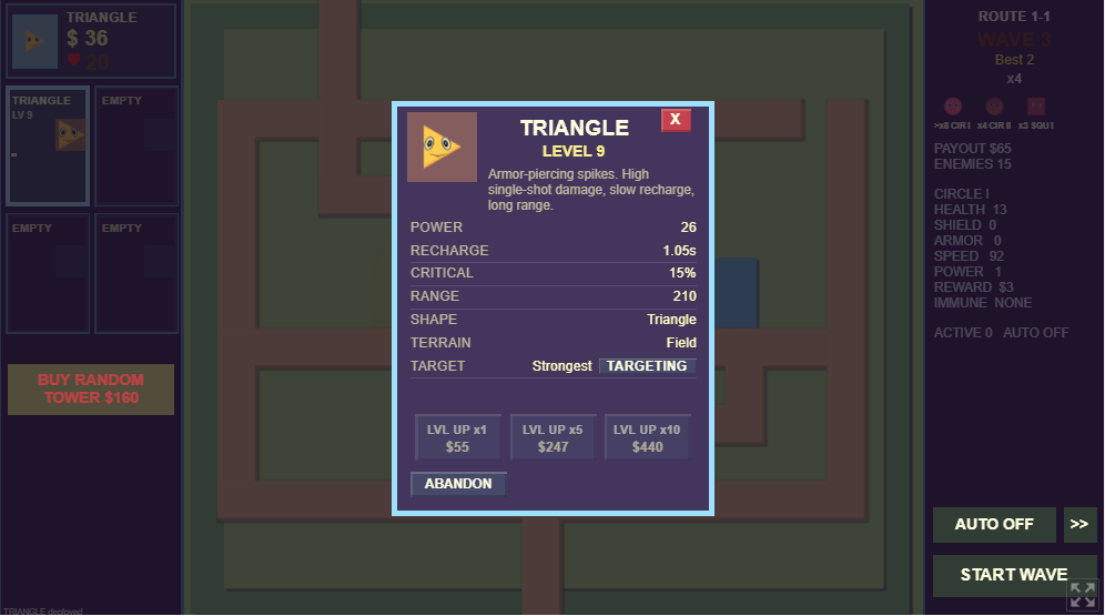 ShapeVolve TD by codename_B