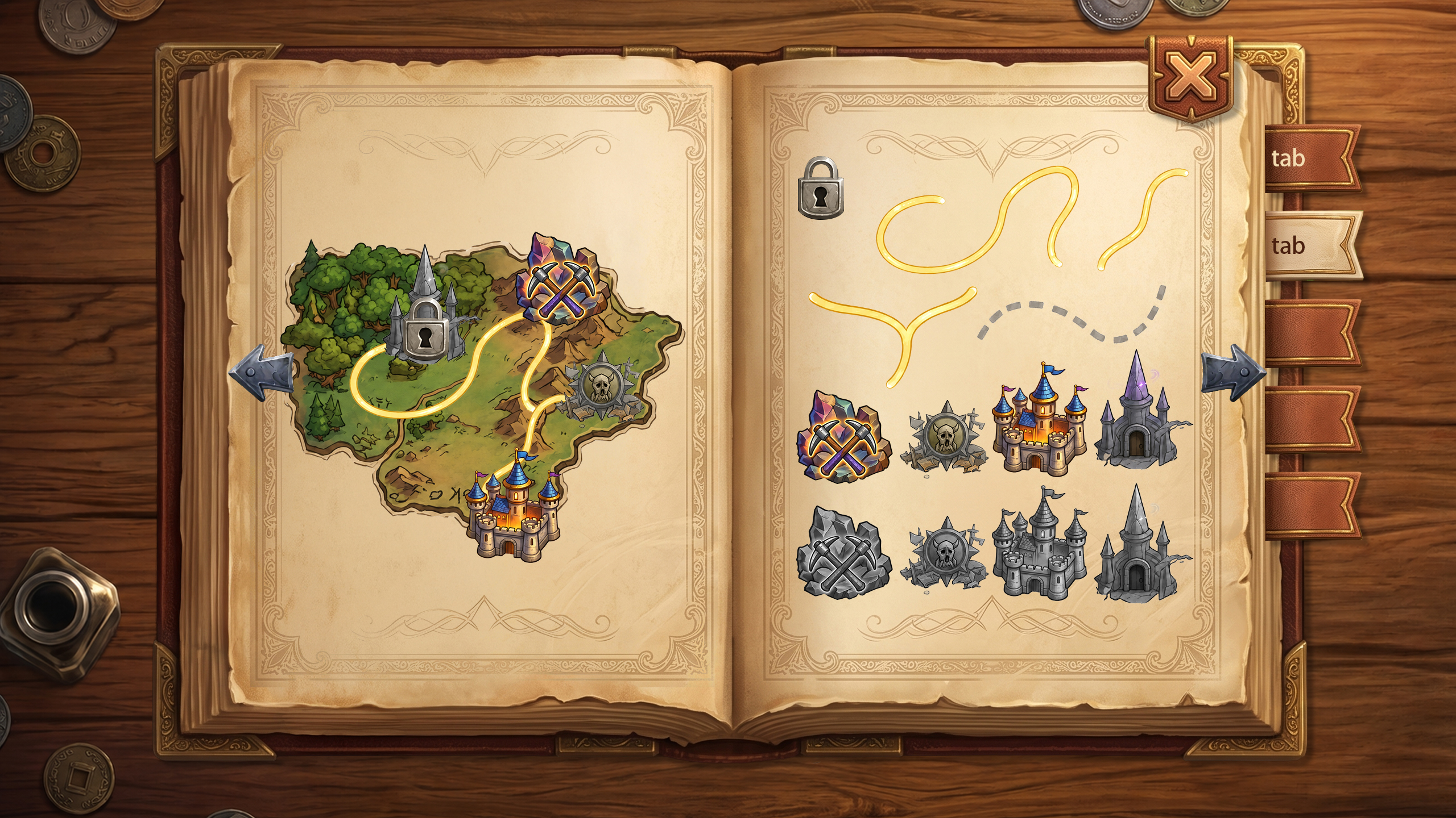 New Release: Fantasy RPG Adventure Book UI Kit - PNG Edition - Fantasy ...