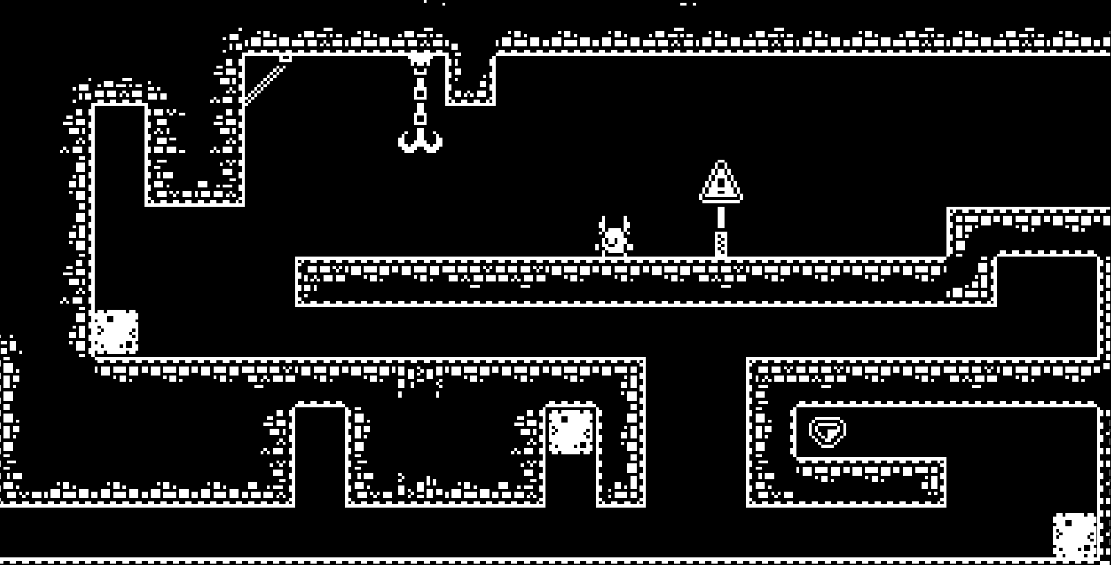 Tiny Ascent: A 1-Bit Platformer by guiguichoco
