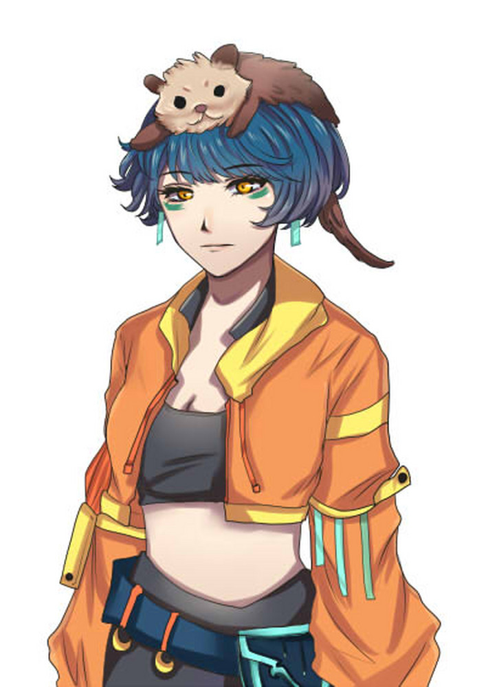 Female Sprite - Otter by YuukiPudding