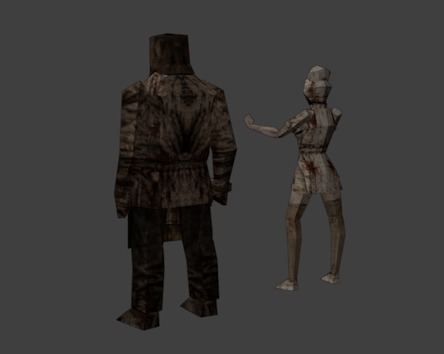 PSX Horror Killers Pack - Mad Nurse & The Pursuer by ultraviolence