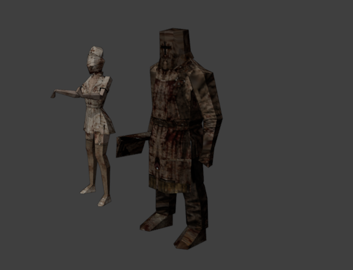 PSX Horror Killers Pack - Mad Nurse & The Pursuer by ultraviolence