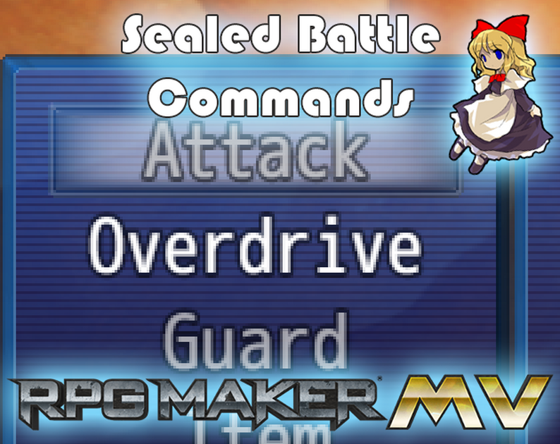 Sealed Battle Commands plugin (RPG Maker MV) by Arisu