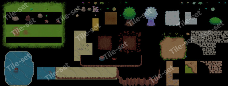 32x32 Top down Tile-set by bekri36