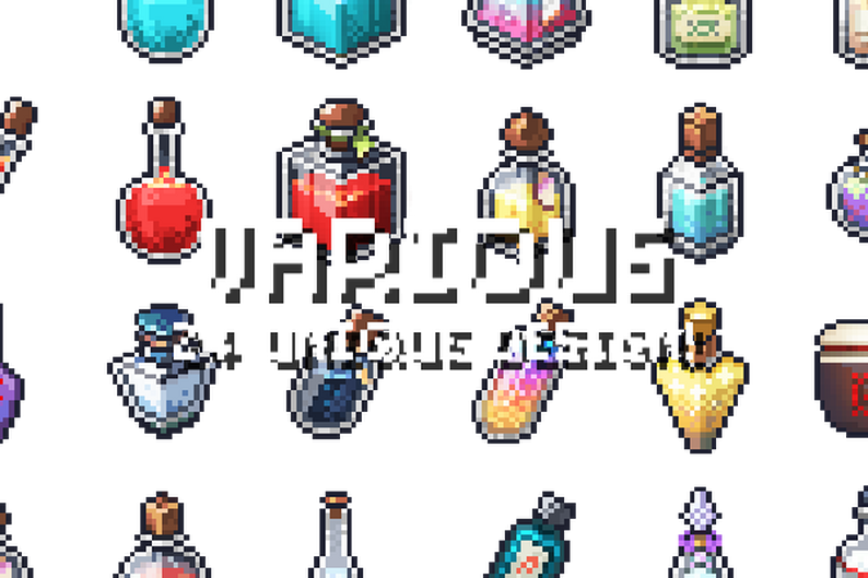 🧪 Pixel Potion Pack – Volume 1 by ssugmi