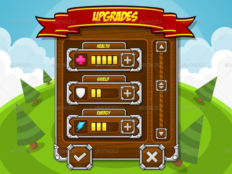 Medieval Game GUI by pzUH