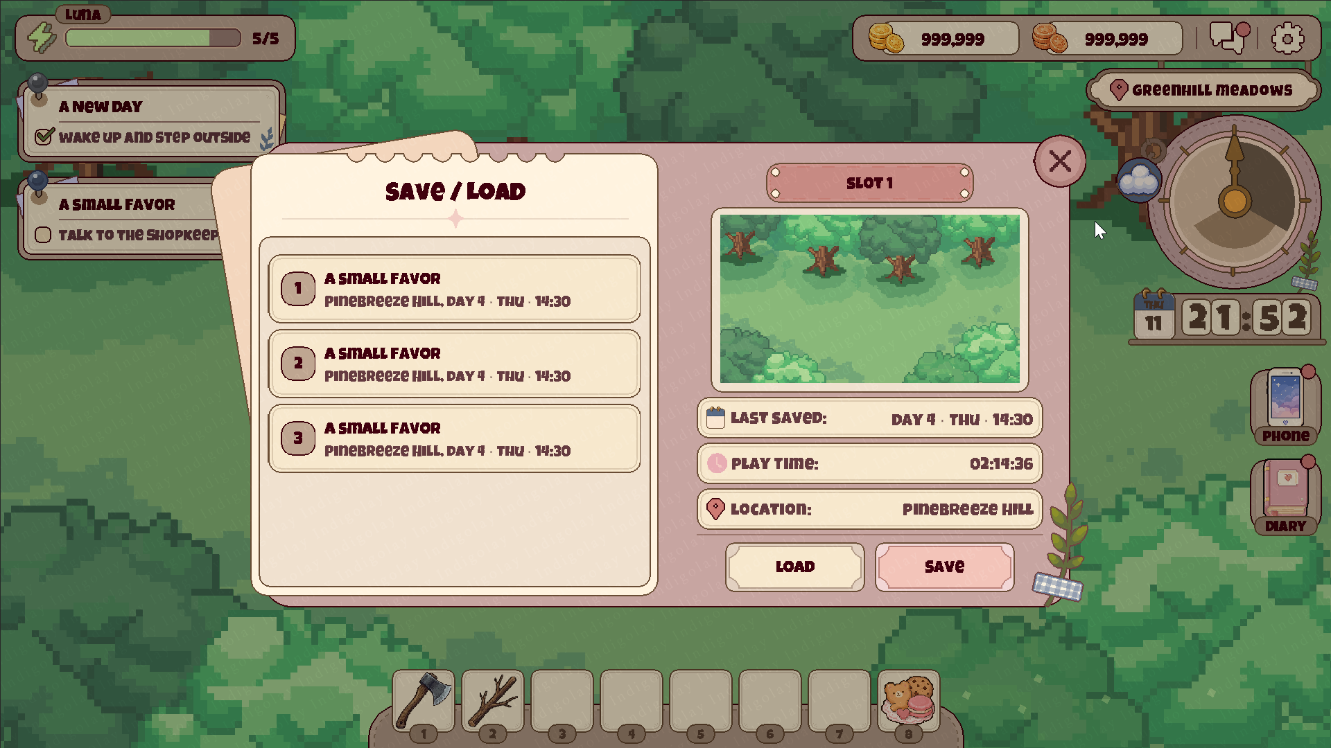 Pixel HUD & Dialogue UI Pack — Daily Life by IndigoLay