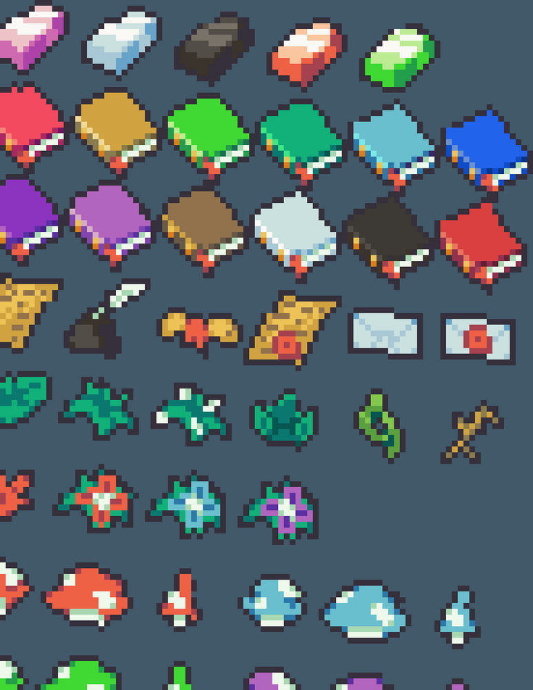 RETRO RPG ITEM PACK 250+ ITEMS AND ICONS 16x16 by MikePixelArt