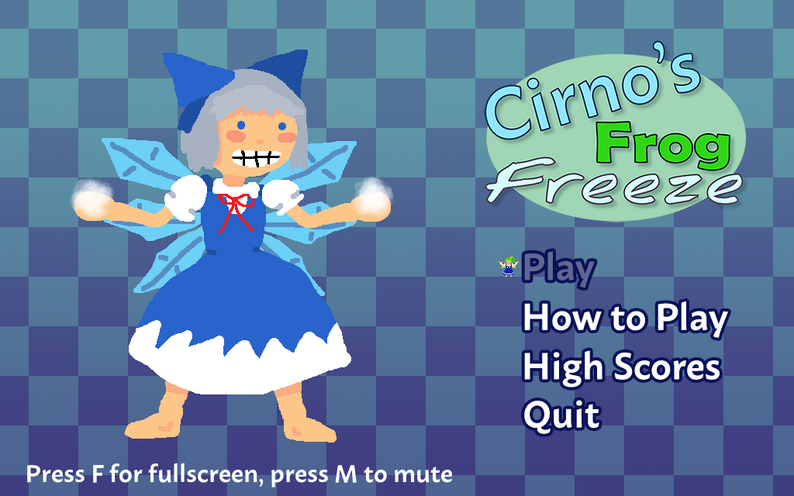 Cirno's Frog Freeze by A Witch Named Mags