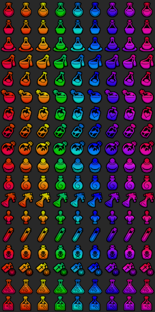 Boxes-Be-Gone Icon Set [32x32] [RPGMaker] [Free] by TheWristbandit