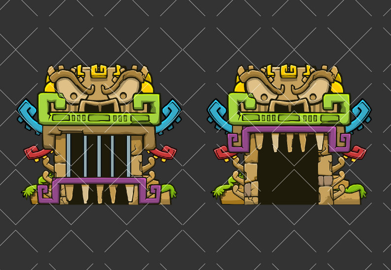 Temple tile set by Robert Brooks - gamedeveloperstudio.com