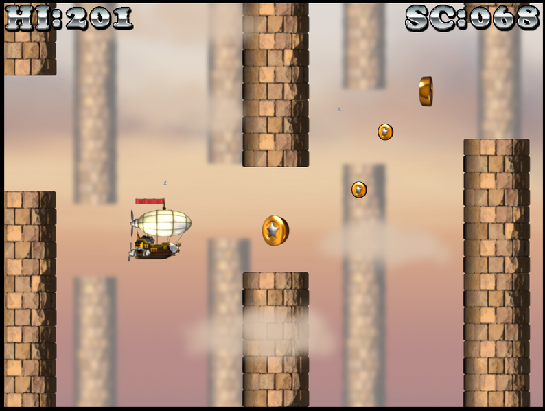 Flappy AirShip GF/X Asset Pack by Mike
