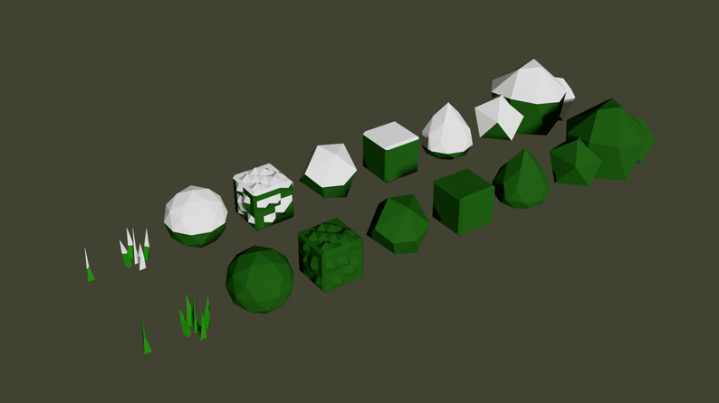 Nature Pack Low Poly by RGS_Dev