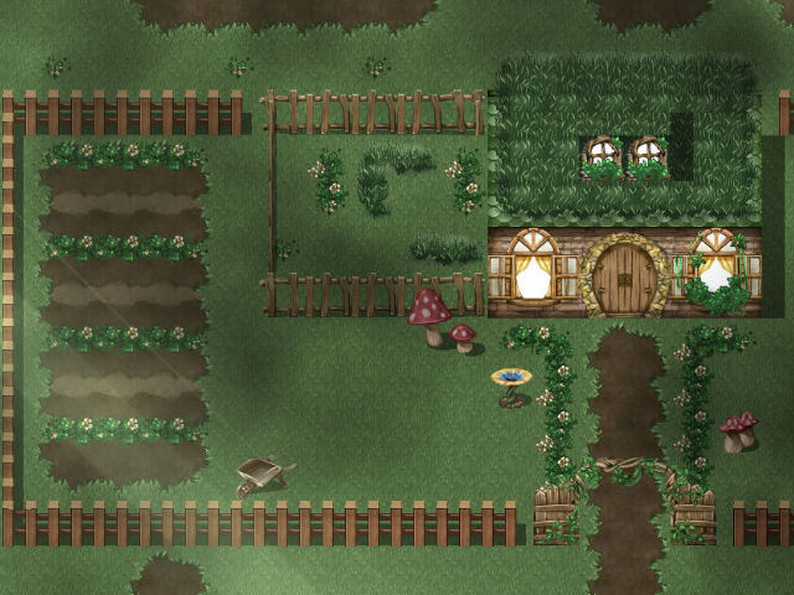 KR Fairy Tale Forest Tileset for RPGs v2! by Kokoro Reflections