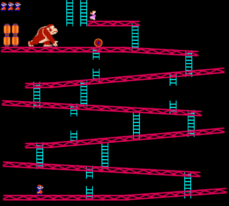 Donkey Kong by BradHean