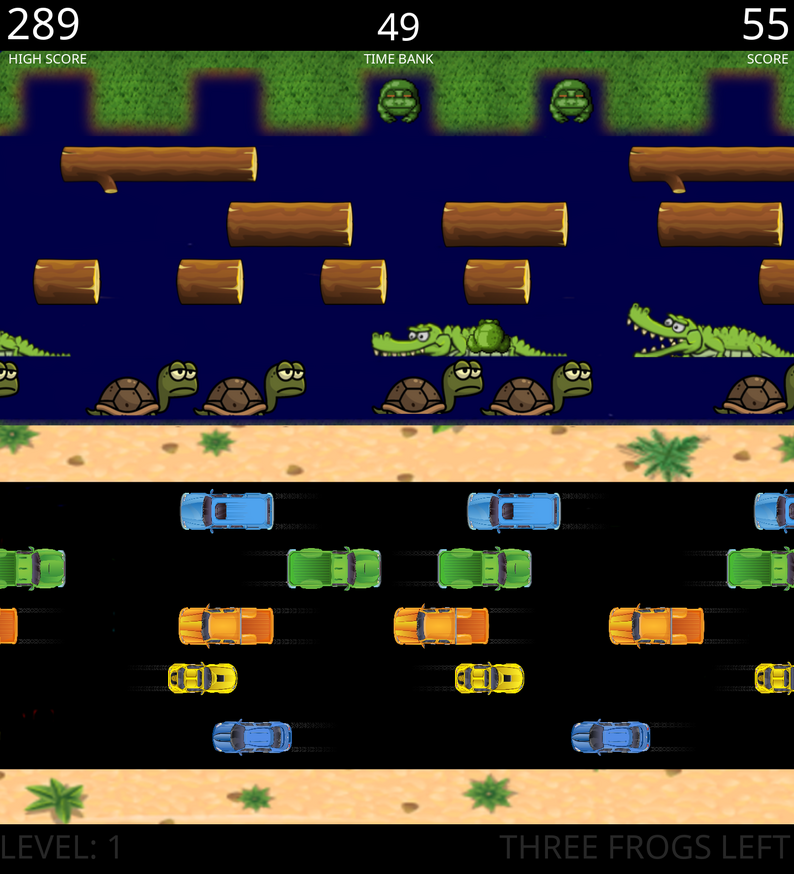 Arcade action frog - Frogger by Paulo Laureano