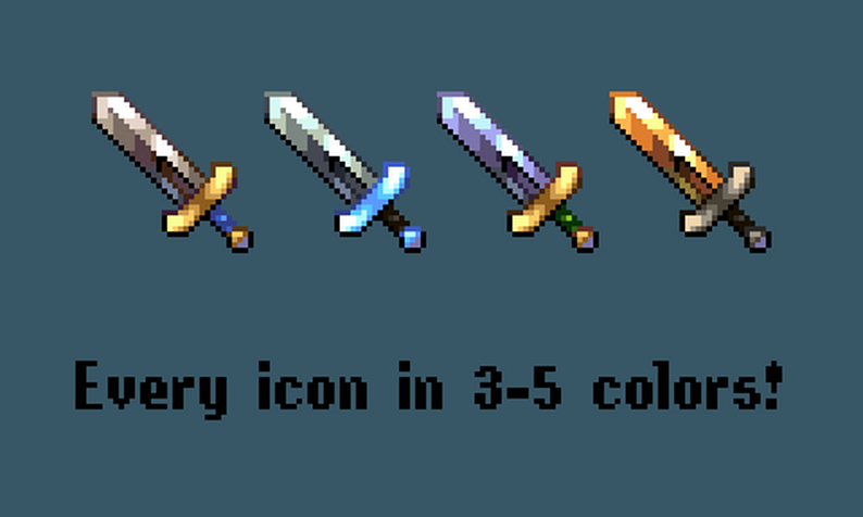 Pixel Fantasy RPG Icons Basic by Thomas Feichtmeir "Cyangmou"