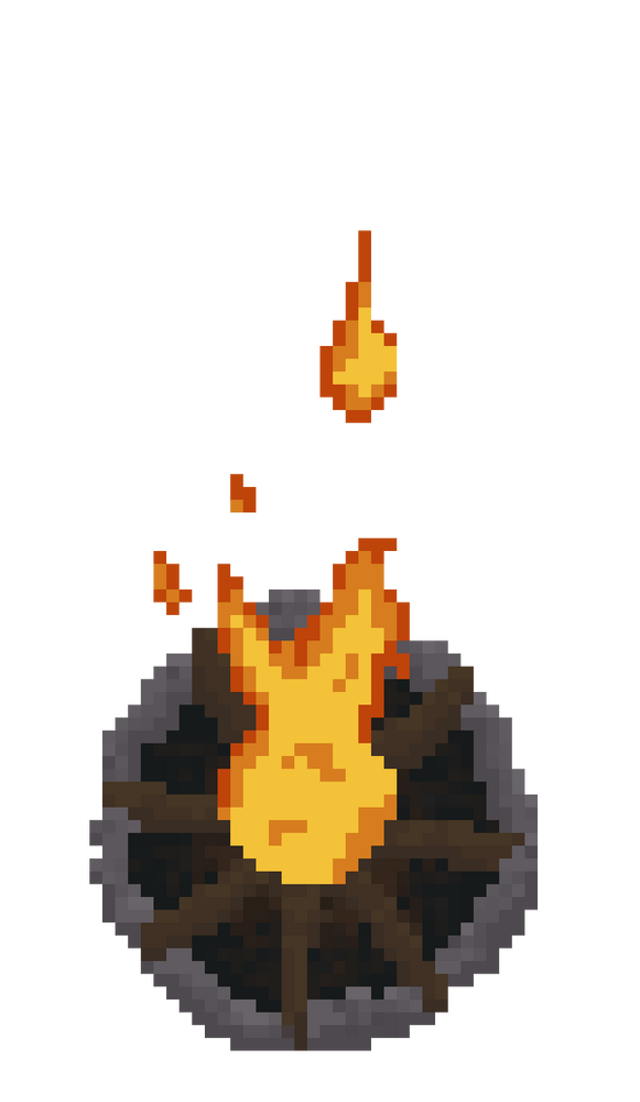 2D Pixel Art Forest Tent Tileset by ThomasWasTaken