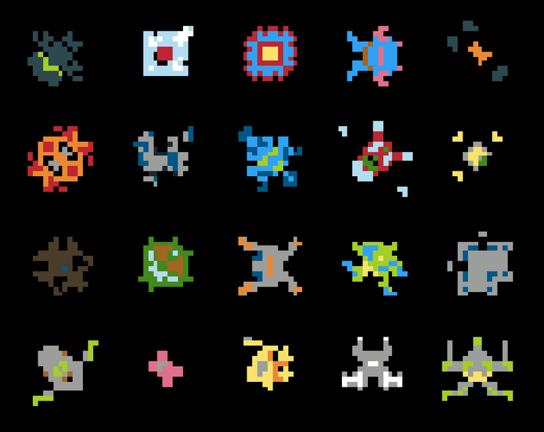 Random Sprite Generator by Ian Burnette