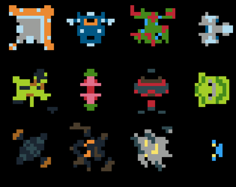 Random Sprite Generator by Ian Burnette