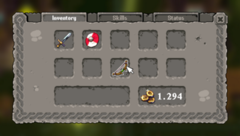 Pixel Menu GUI HUD Inventory & Icons by Thomas Feichtmeir "Cyangmou"