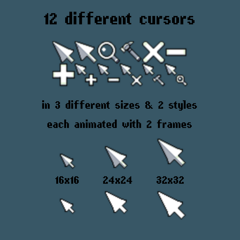 Pixel Menu GUI HUD Inventory & Icons by Thomas Feichtmeir "Cyangmou"