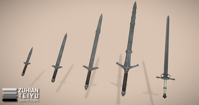 Ancient War: Melee weapons by Zuhian Teiyu Creative Studio