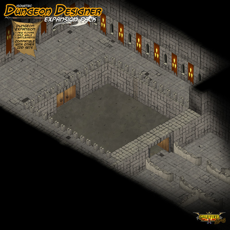 Isometric Dungeon Designer, Expansion Pack by GalefireRPG