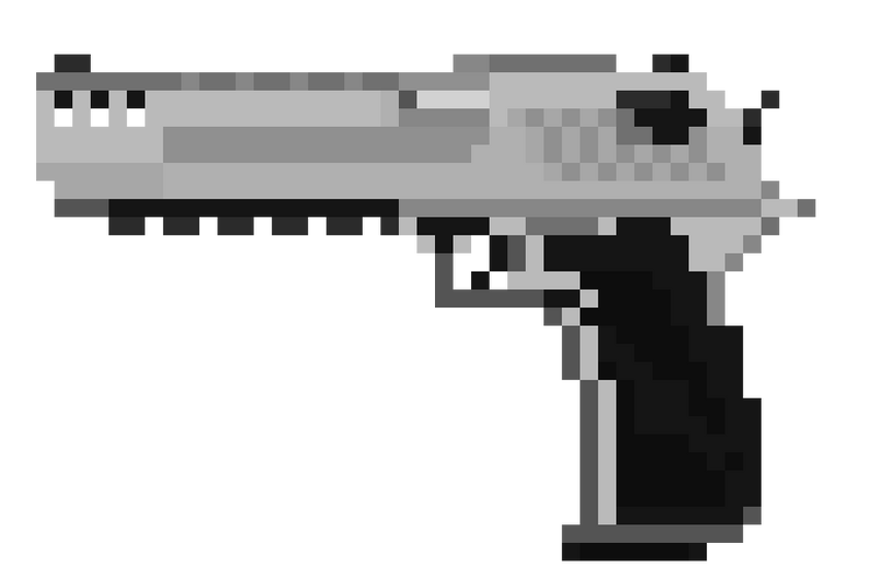 Pixel art guns with firing animations by GG Undroid Games