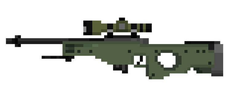 Pixel art guns with firing animations by GG Undroid Games