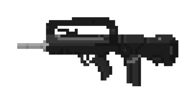 Pixel art guns with firing animations by GG Undroid Games