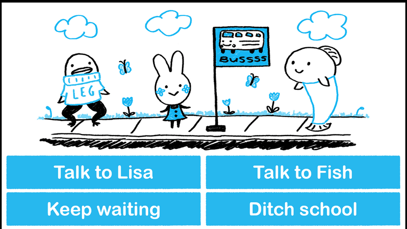 Posey Picks and the Bus Stop by indooranimal