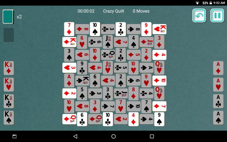 Crazy Quilt Solitaire by algogames
