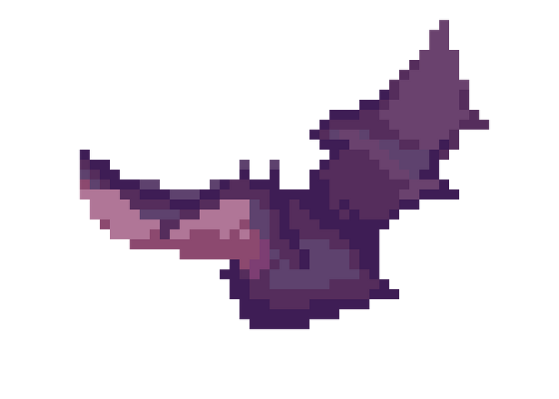 mob bat animation sprite 56x40p by kentang