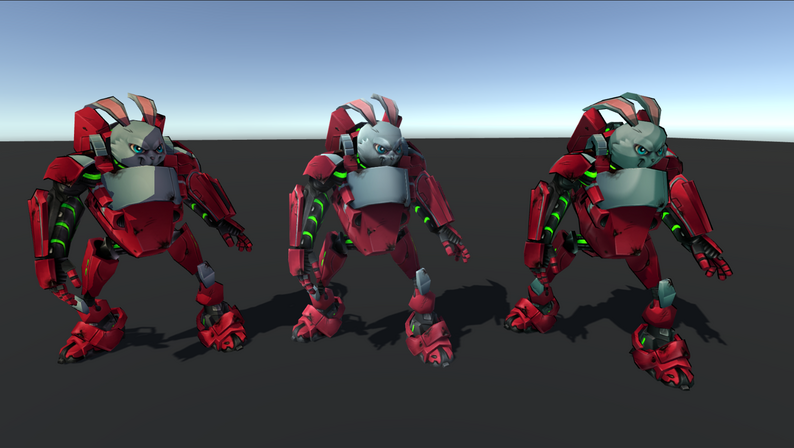 Stylized Rabbit Mecha by Vax Kun