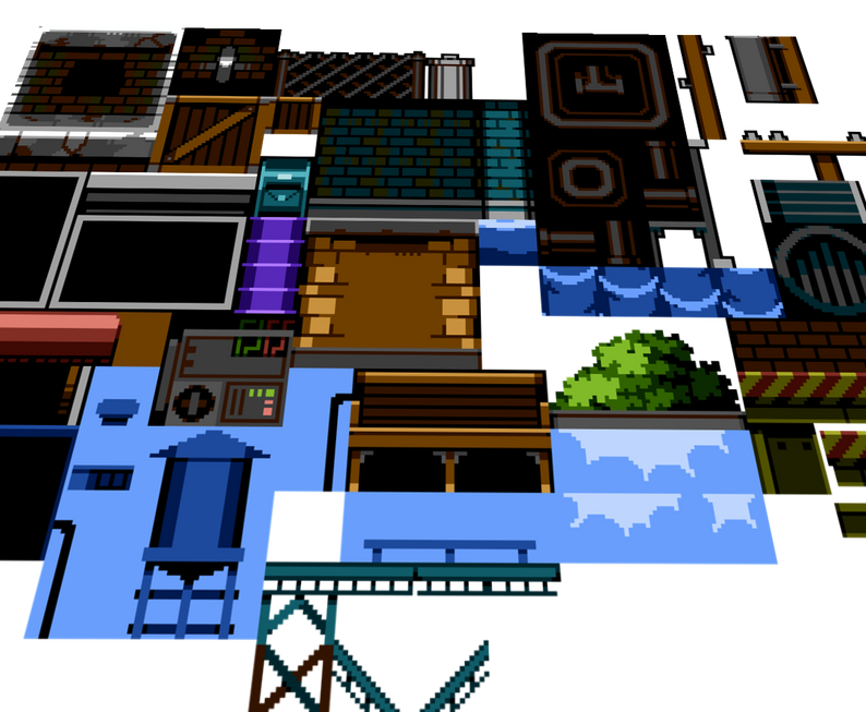 Free - Action Pack - CITY by Anokolisa