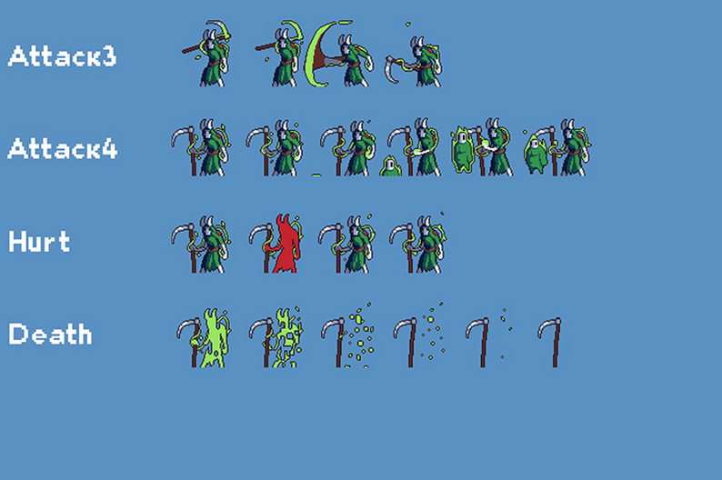 Pixel Art Hell Boss Sprite Sheets by Free Game Assets (GUI, Sprite ...
