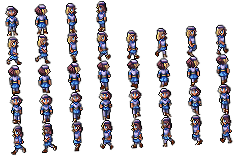 The Japan Collection: JRPG Characters Pack by GuttyKreum