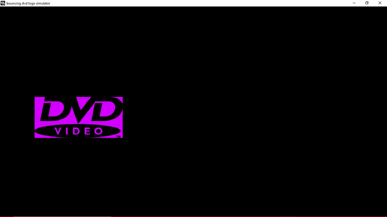 Bouncing DVD logo simulator by JON213