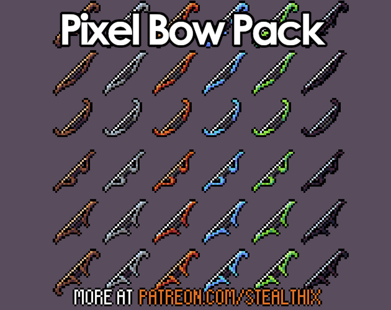 Pixel Bow Pack by Stealthix