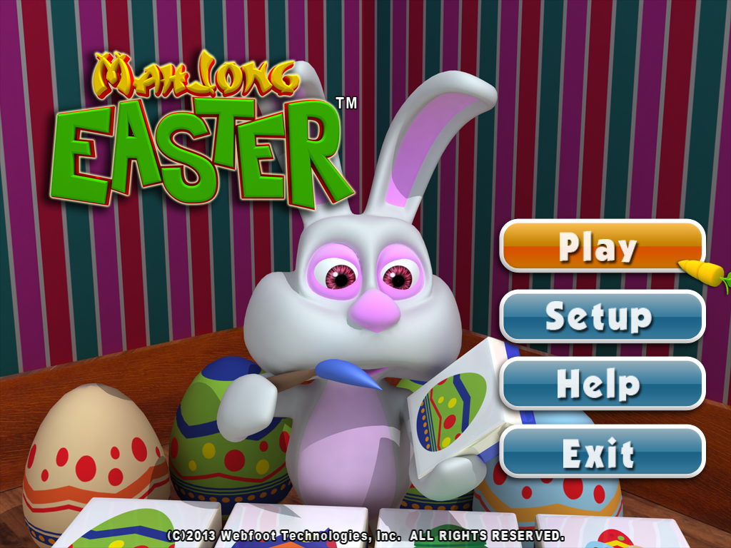Mahjong Easter for Raspberry Pi by WebfootGames