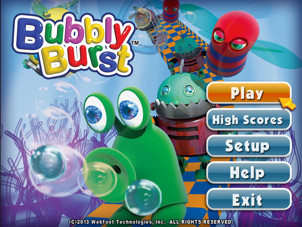 Bubbly Burst for Raspberry Pi by WebfootGames